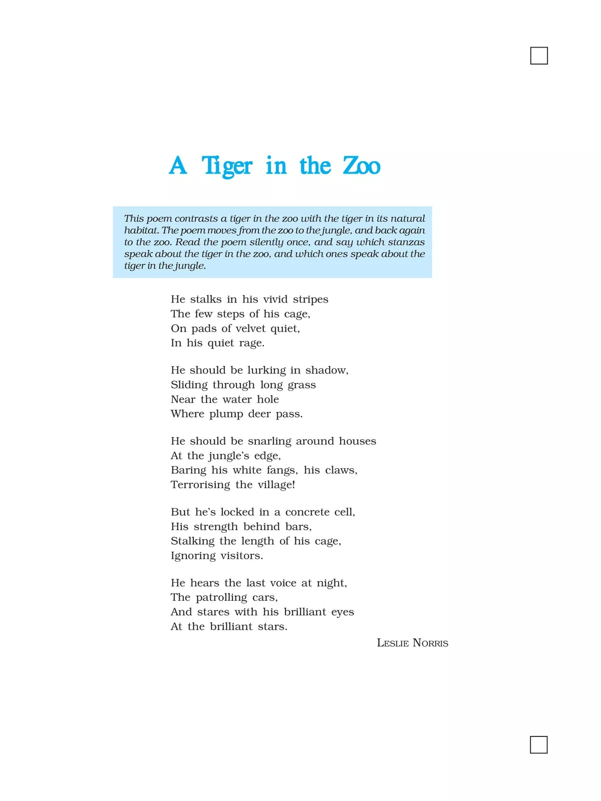 A Tiger in the Zoo - 1PDF